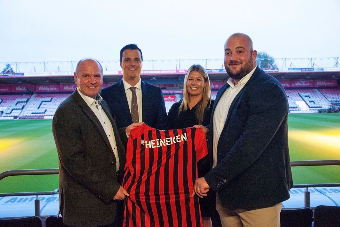 HEINEKEN extend Bournemouth partnership – Kapital Football Group HEINEKEN extend Bournemouth partnership – Kapital Football Group